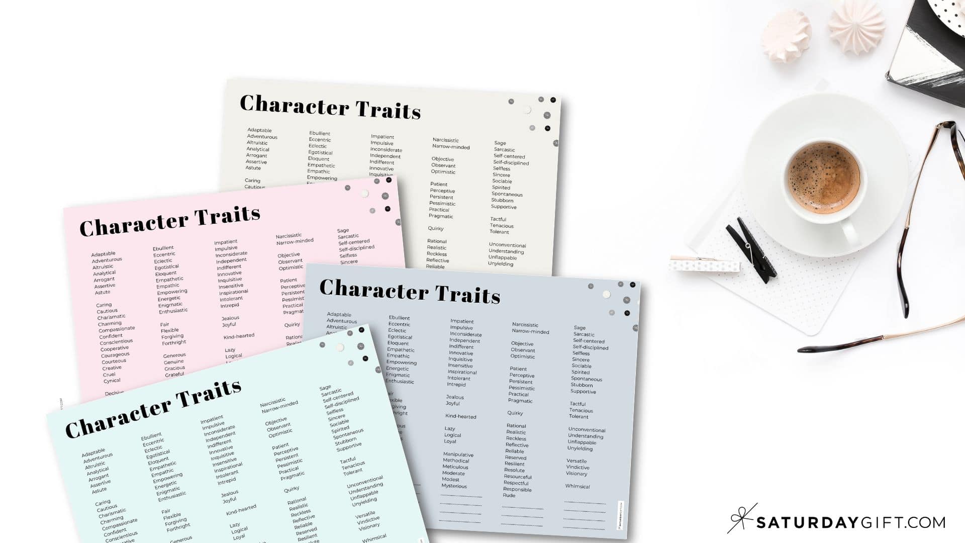 Character Traits List - 115+ Examples of Character Traits | SaturdayGift