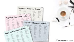 Negative Character Traits List - 98 Negative Qualities & Examples ...