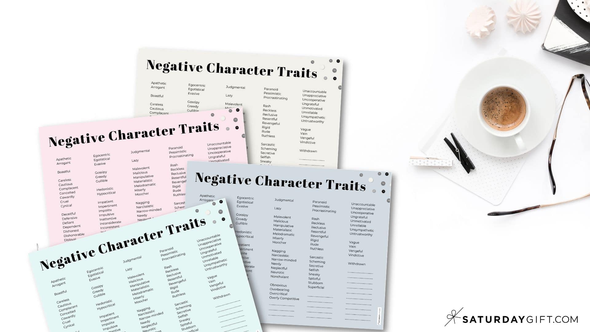 Negative Character Traits List - 98 Negative Qualities & Examples ...