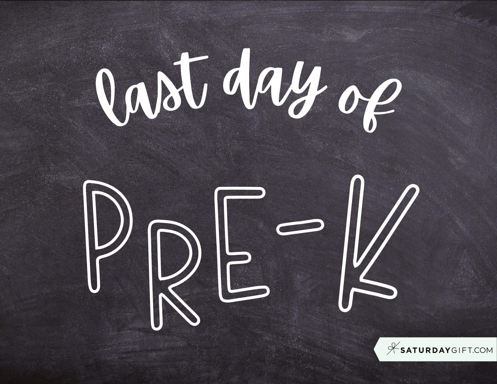 Last Day of School Sign Printable - Cute & Free Printable Designs