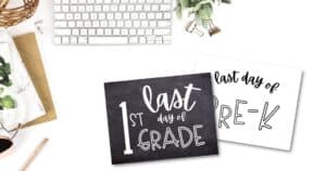 Last Day of School Sign Printable - Cute & Free Printable Designs