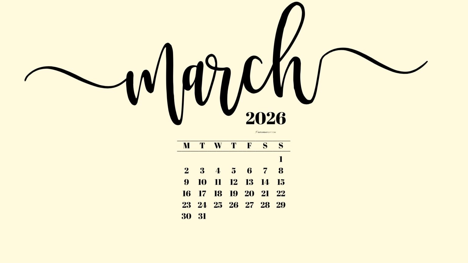 March Desktop Backgrounds – 55 Free Calendar Wallpapers