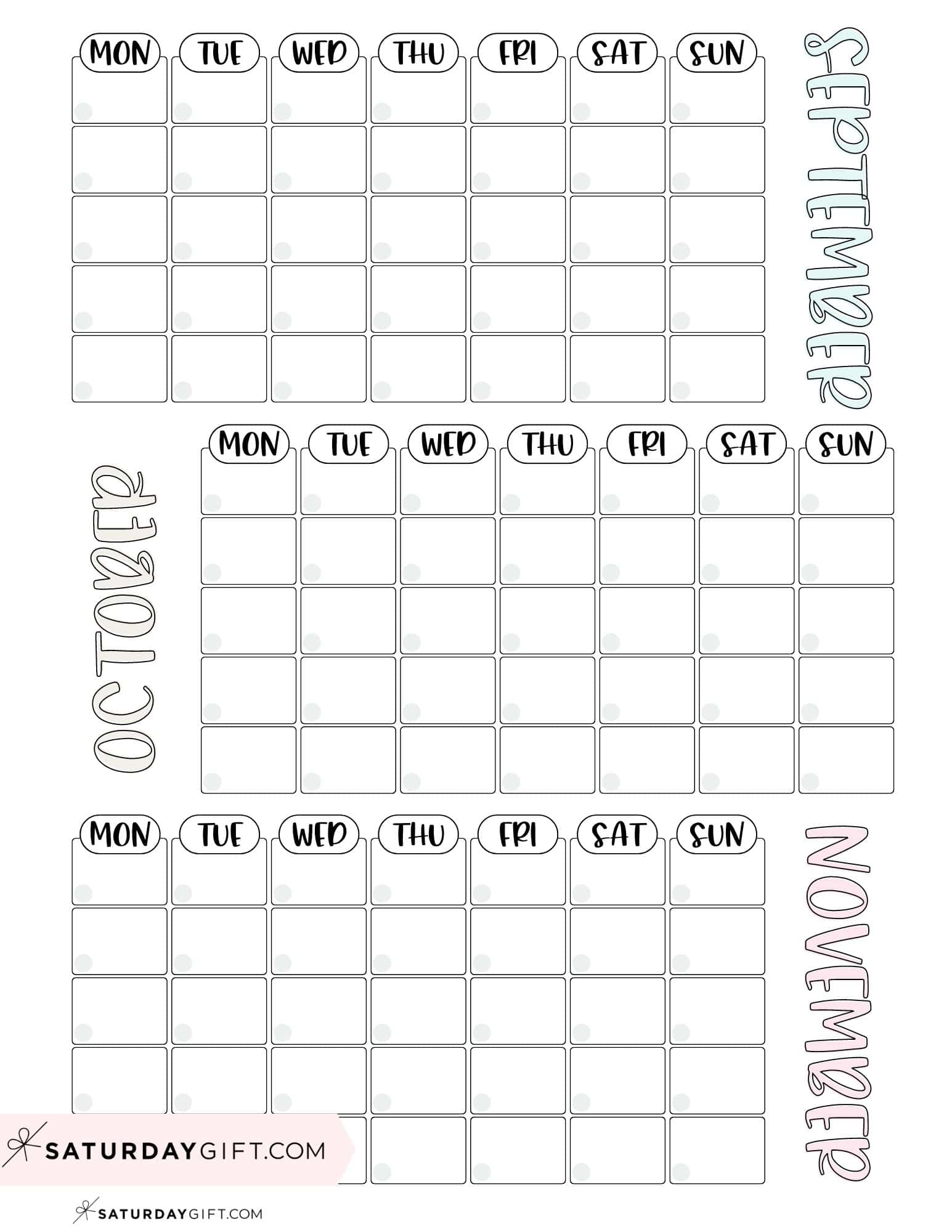 Autumn Planner - 21 Pages - Cute & Free Printables
