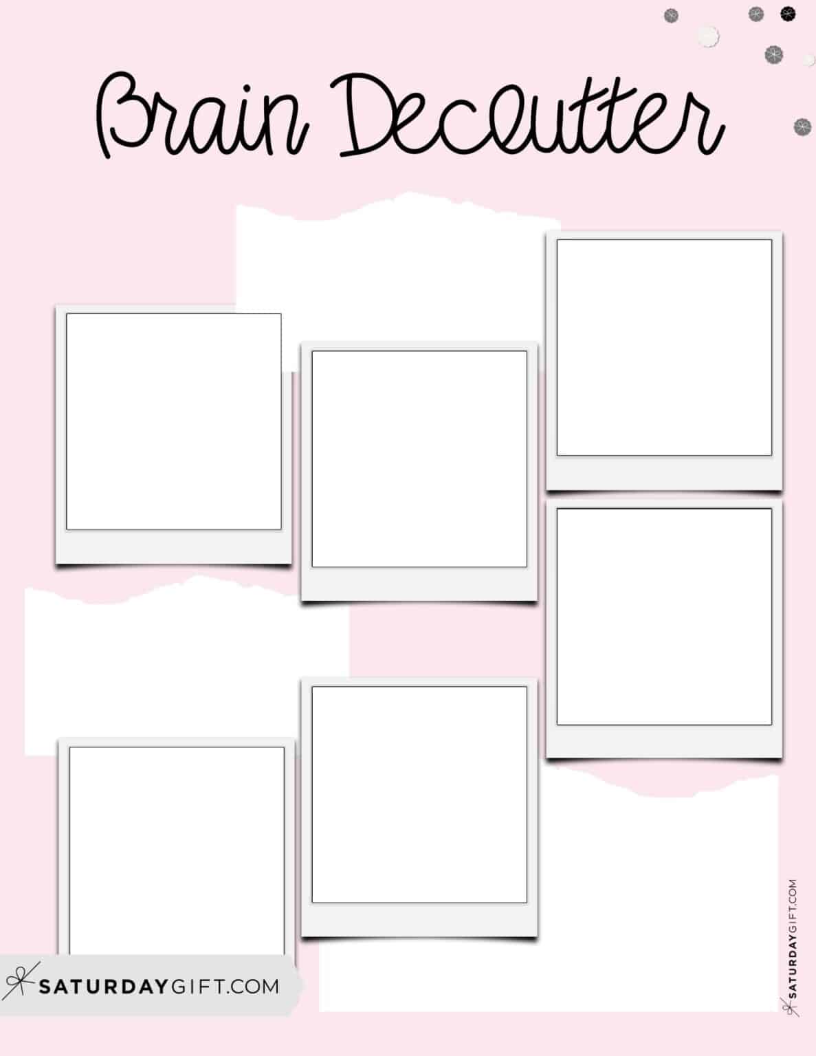 Brain Dump Worksheet - 23 Cute & Free Printables