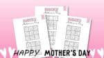 Mother's Day Sudoku Puzzles - Cute & Free Printables | SaturdayGift