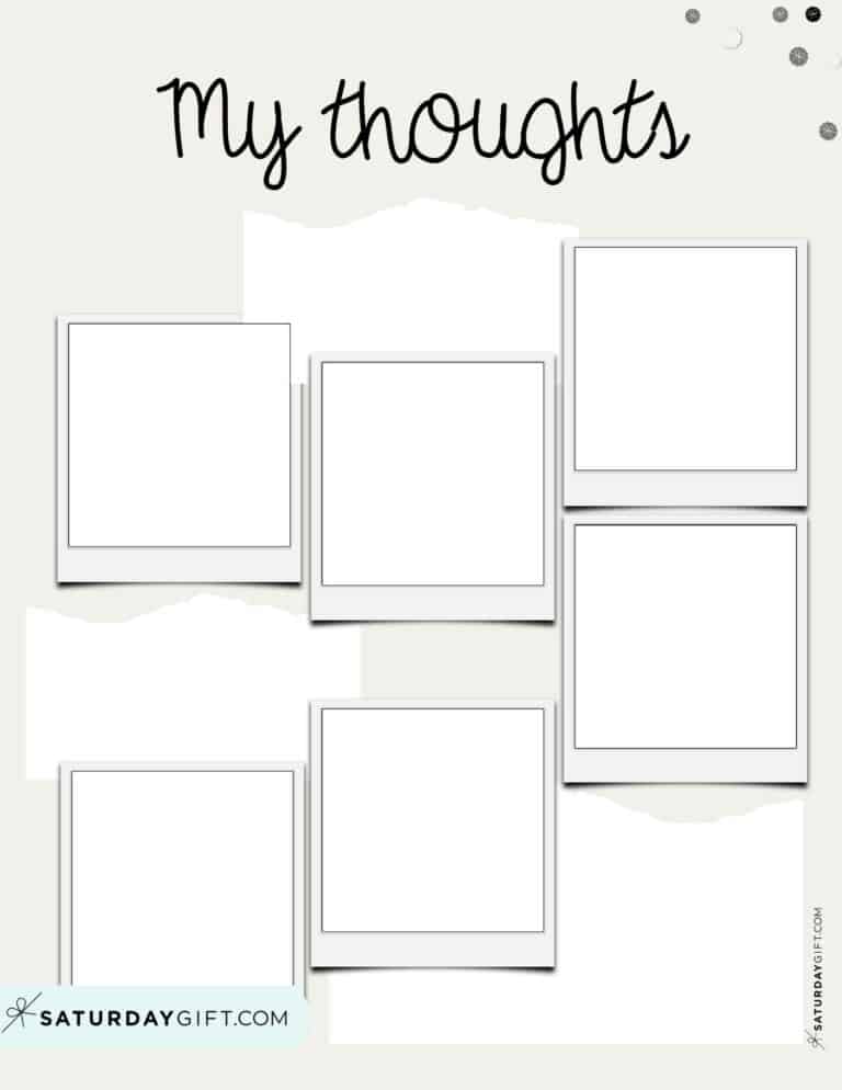 Brain Dump Worksheet - 23 Cute & Free Printables