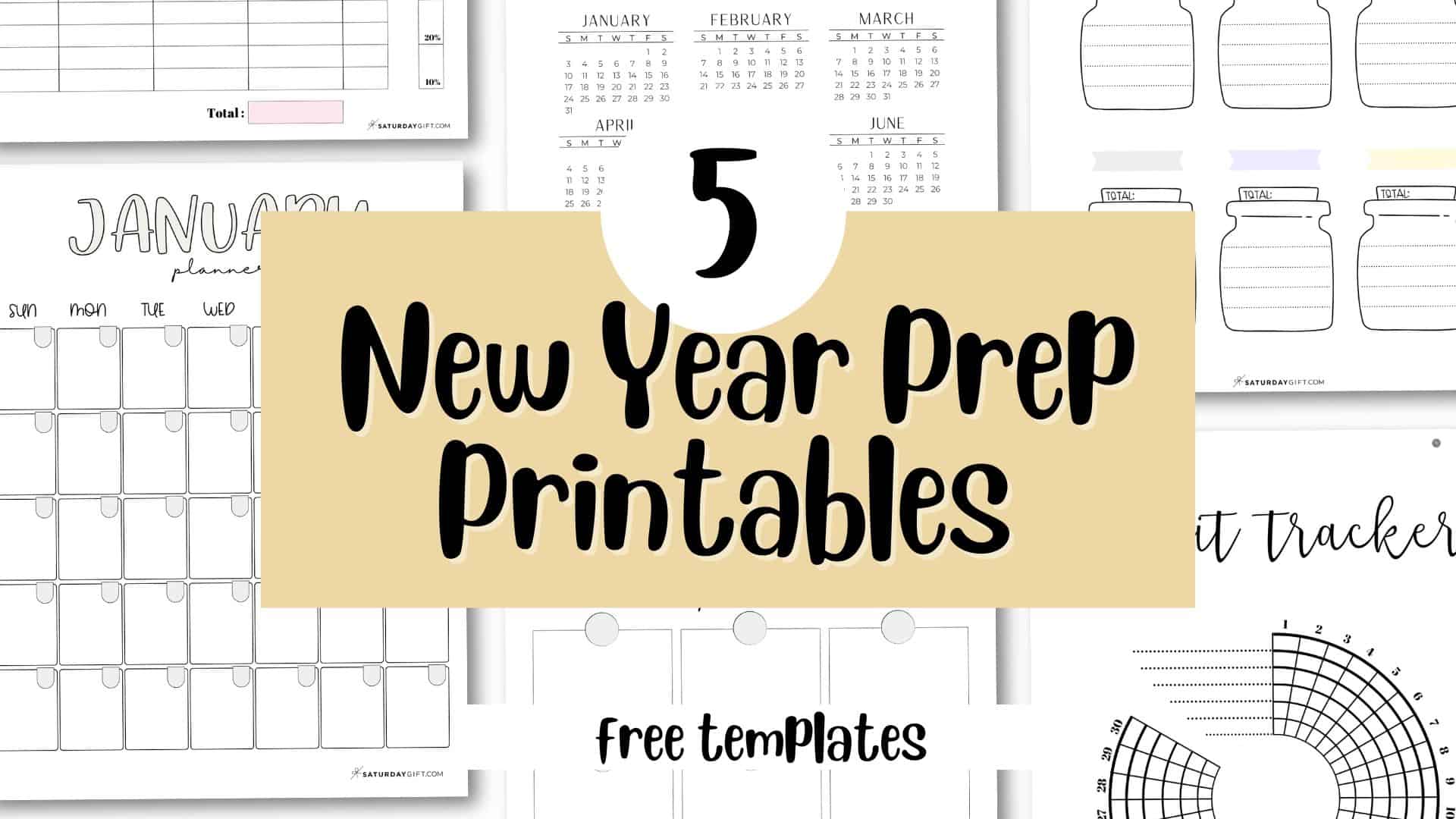 5 Free New Year Planning Printables to Get Ready Before January