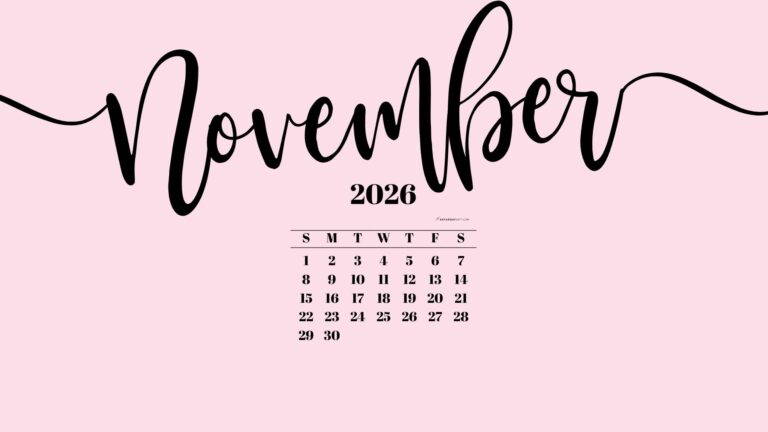 November Desktop Backgrounds – 55 Free Calendar Wallpapers