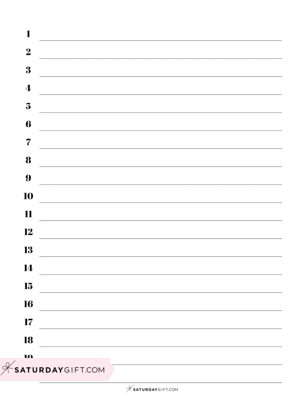 Lined Paper Printable Templates - 38 Free Printables | SaturdayGift