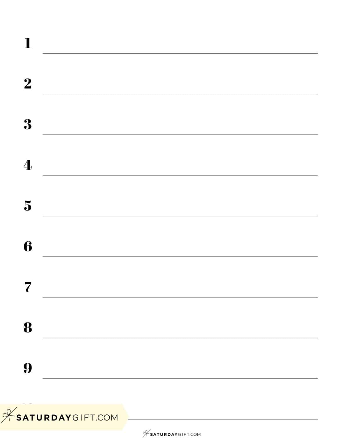 Lined Paper Printable Templates - 38 Free Printables | SaturdayGift