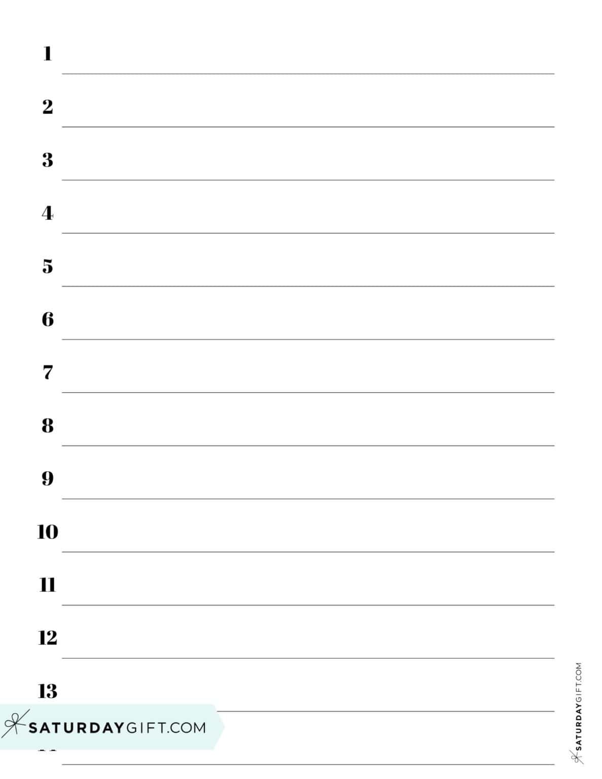 Lined Paper Printable Templates - 38 Free Printables | SaturdayGift