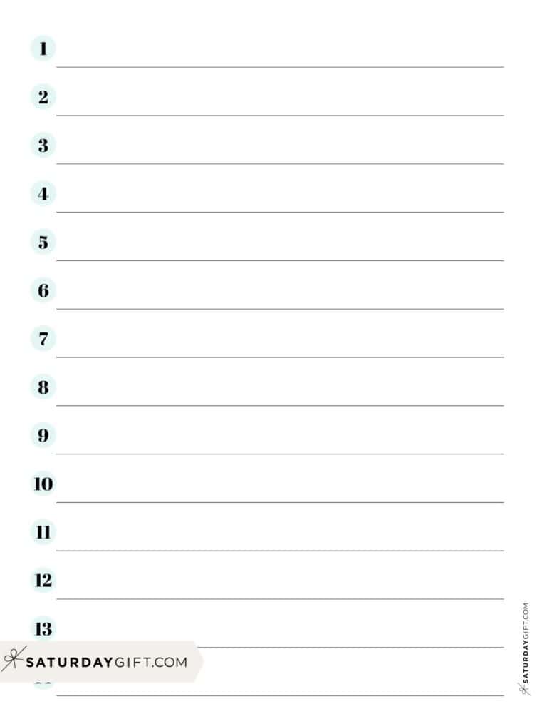 Lined Paper Printable Templates - 38 Free Printables | SaturdayGift