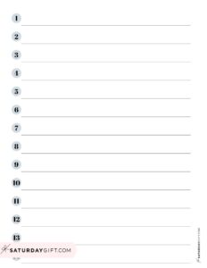 Lined Paper Printable Templates - 38 Free Printables | SaturdayGift