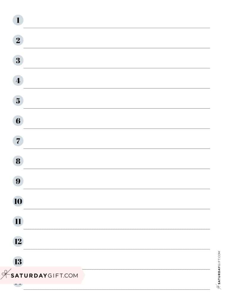 Lined Paper Printable Templates - 38 Free Printables | SaturdayGift