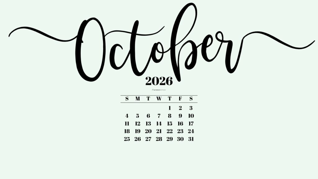October Desktop Backgrounds – 55 Free Calendar Wallpapers