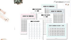 Even and Odd Numbers - 28 Cute & Free Printable Charts