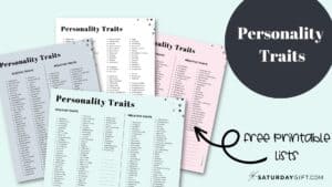 Personality Traits List - 137+ Examples of Personality Traits ...