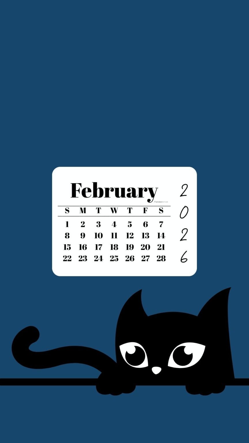 February Phone Wallpapers – 55 Free Calendar Backgrounds