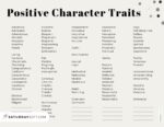 Positive Character Traits List - 100 Good Qualities & Examples ...
