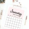 Pretty Pastel Calendars 2026 - Cute Free Printables