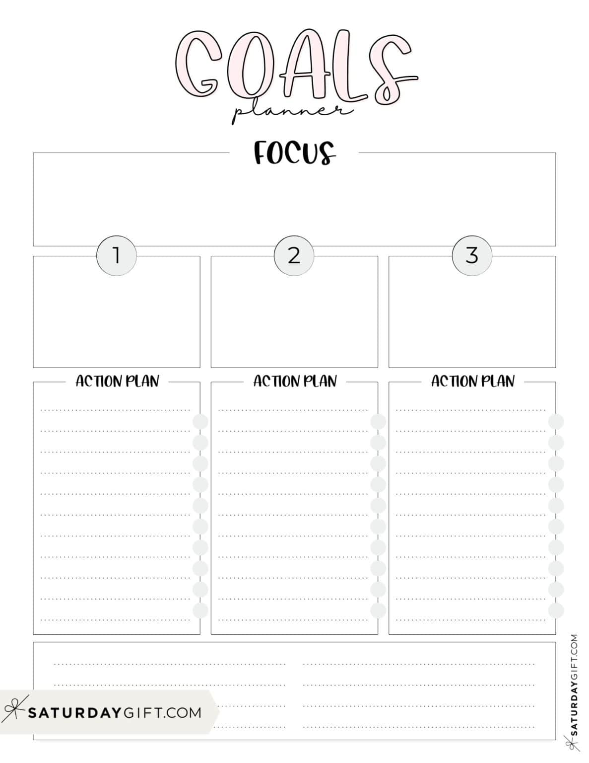 Spring Planner - 21 Pages - Cute & Free Printables