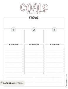 Spring Planner - 21 Pages - Cute & Free Printables