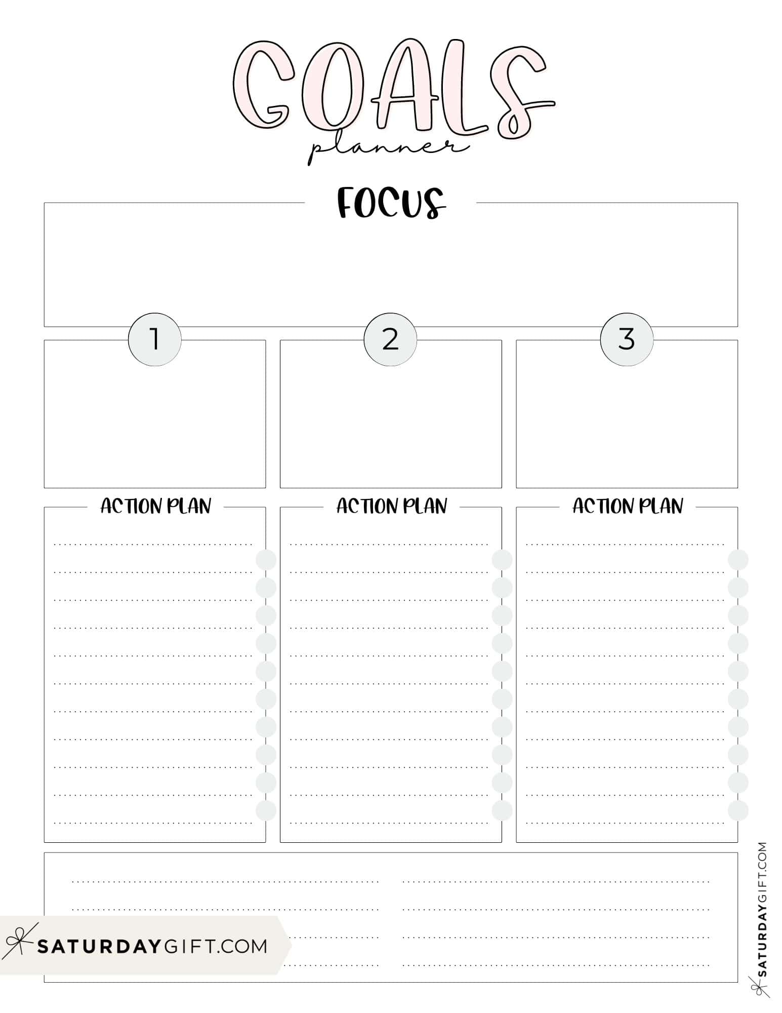 Spring Planner - 21 Pages - Cute & Free Printables