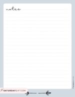 Note Pages - 43 Cute & Free Printable Note Paper Templates