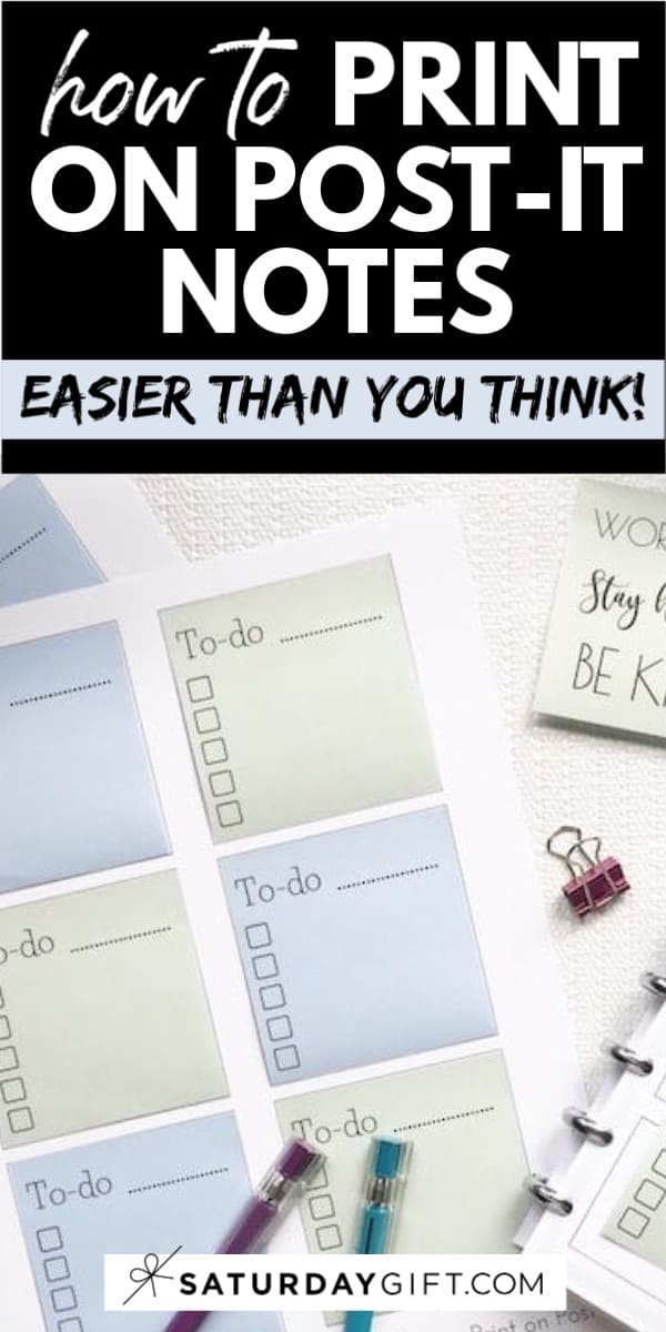 How To Print On Post-It Notes - Create Your Customized Sticky Notes