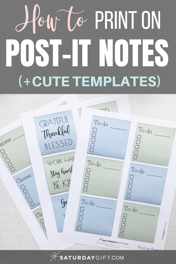 How To Print On Post-It Notes - Create Your Customized Sticky Notes