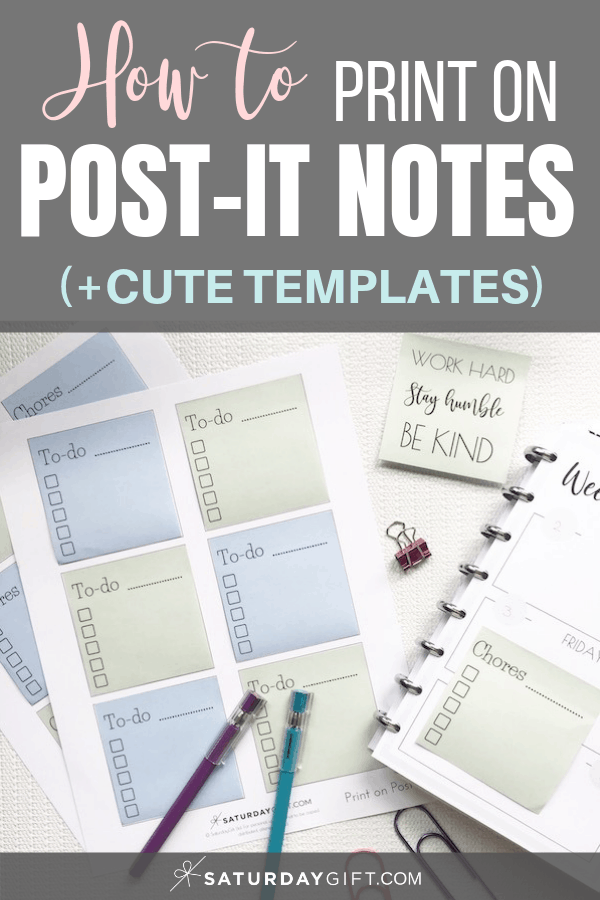 How To Print On Post It Notes Free Printable Templates SaturdayGift