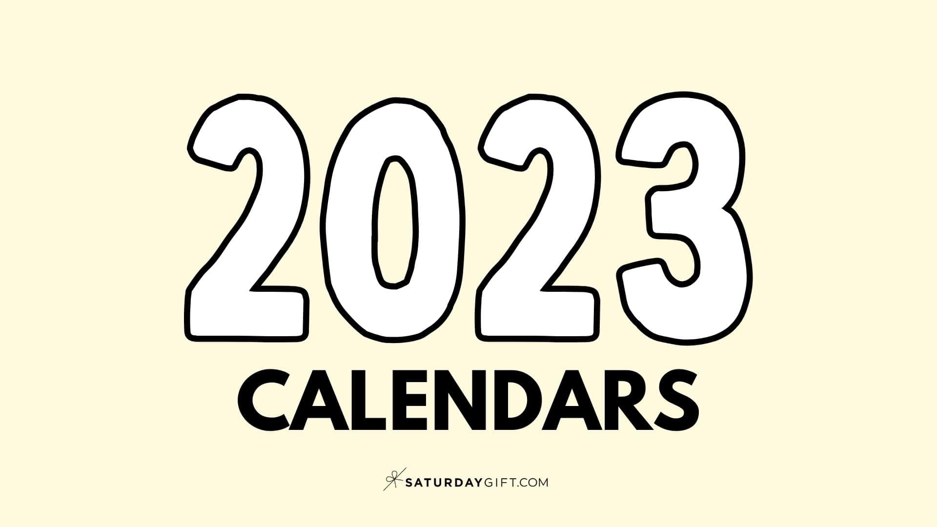 2023 Calendar – Free Printable Monthly Calendars (PDF)