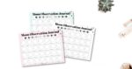 Moon observation journal - Log the phases of the moon (Free printables)
