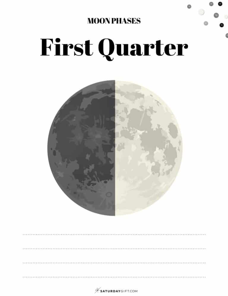 13 Free Printable Moon Phases Worksheets - the 8 Phases of the Moon