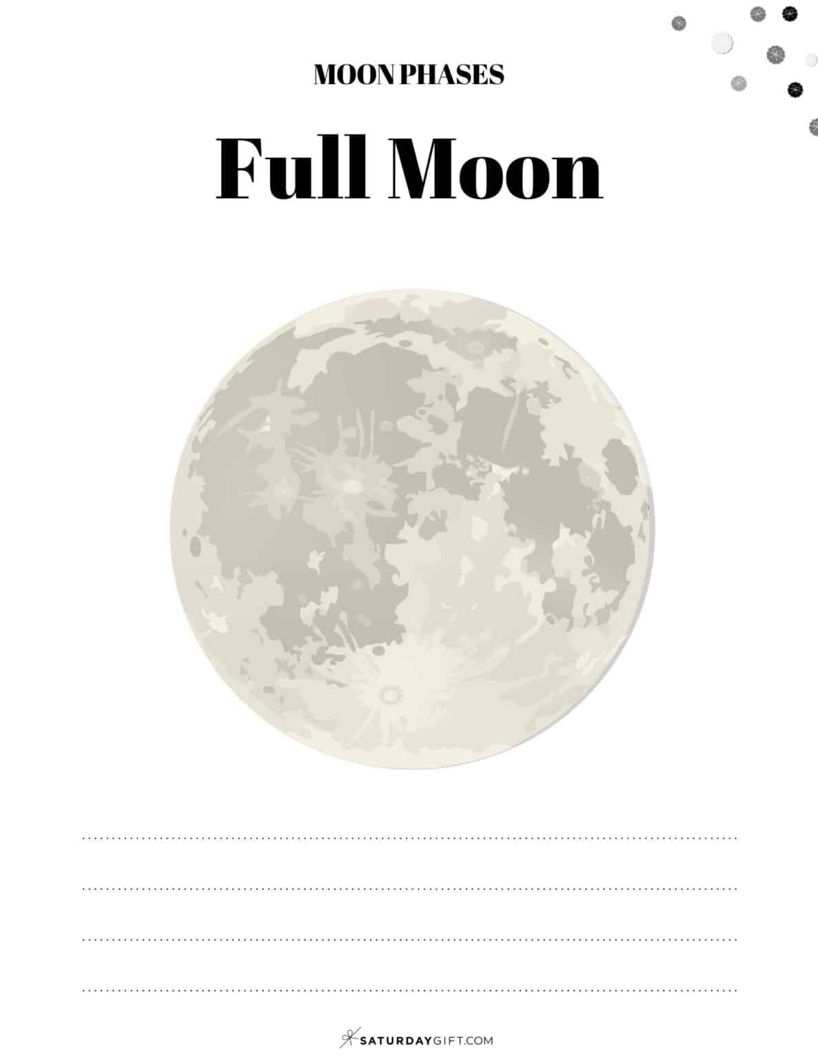 13 Free Printable Moon Phases Worksheets - the 8 Phases of the Moon