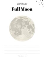13 Free Printable Moon Phases Worksheets - the 8 Phases of the Moon
