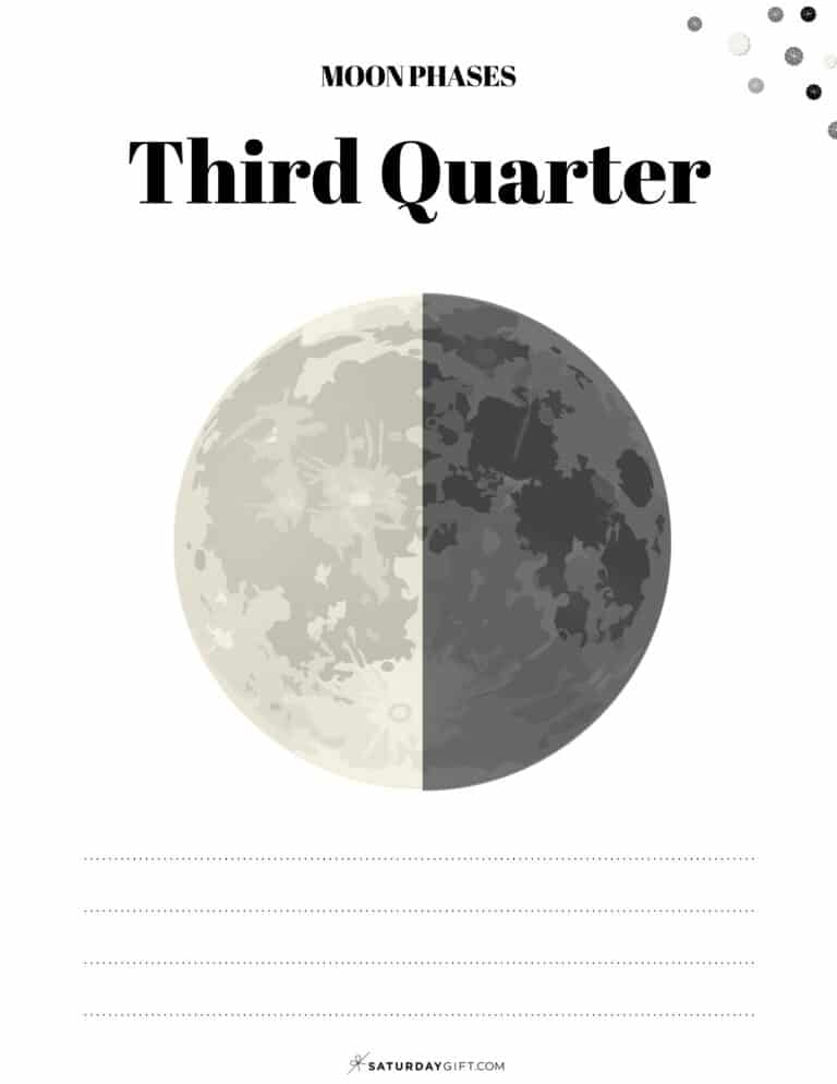 13 Free Printable Moon Phases Worksheets - the 8 Phases of the Moon