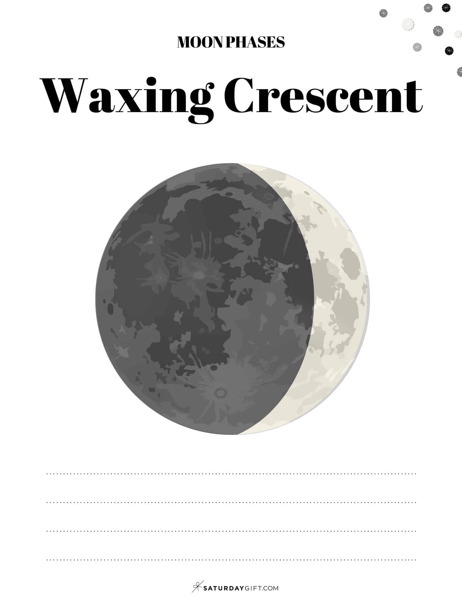 13 Free Printable Moon Phases Worksheets - the 8 Phases of the Moon