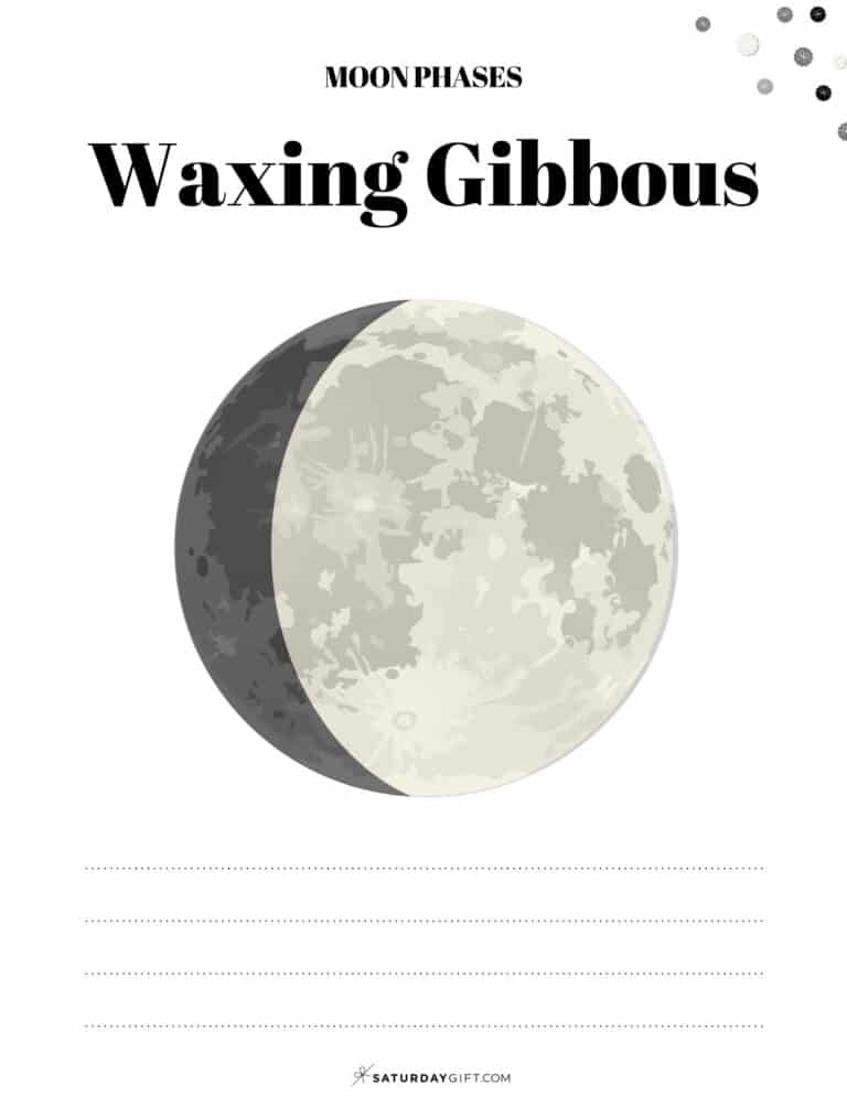 13 Free Printable Moon Phases Worksheets - the 8 Phases of the Moon