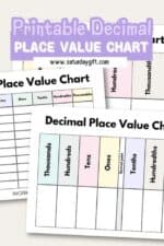 Decimal Place Value Charts - 12 Free Printable PDFs