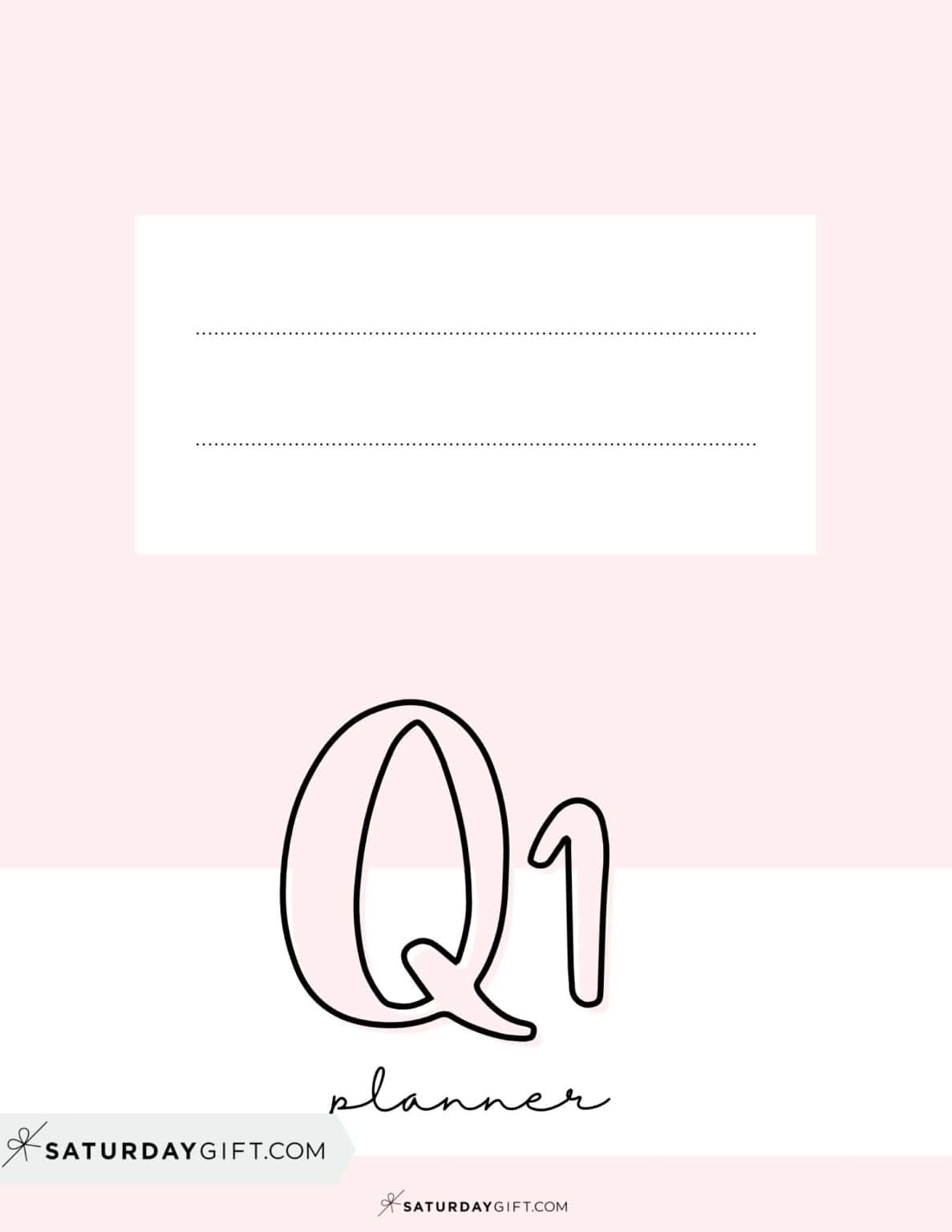 Q1 Planner - 21 Cute & Free Printables