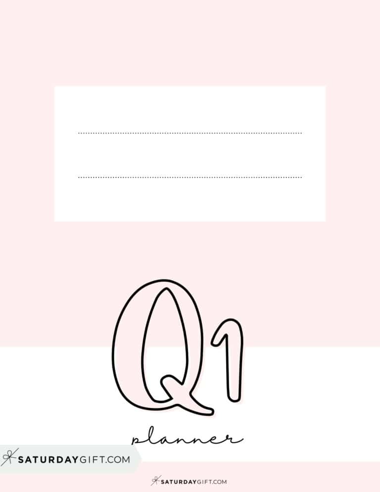 Q1 Planner - 21 Cute & Free Printables