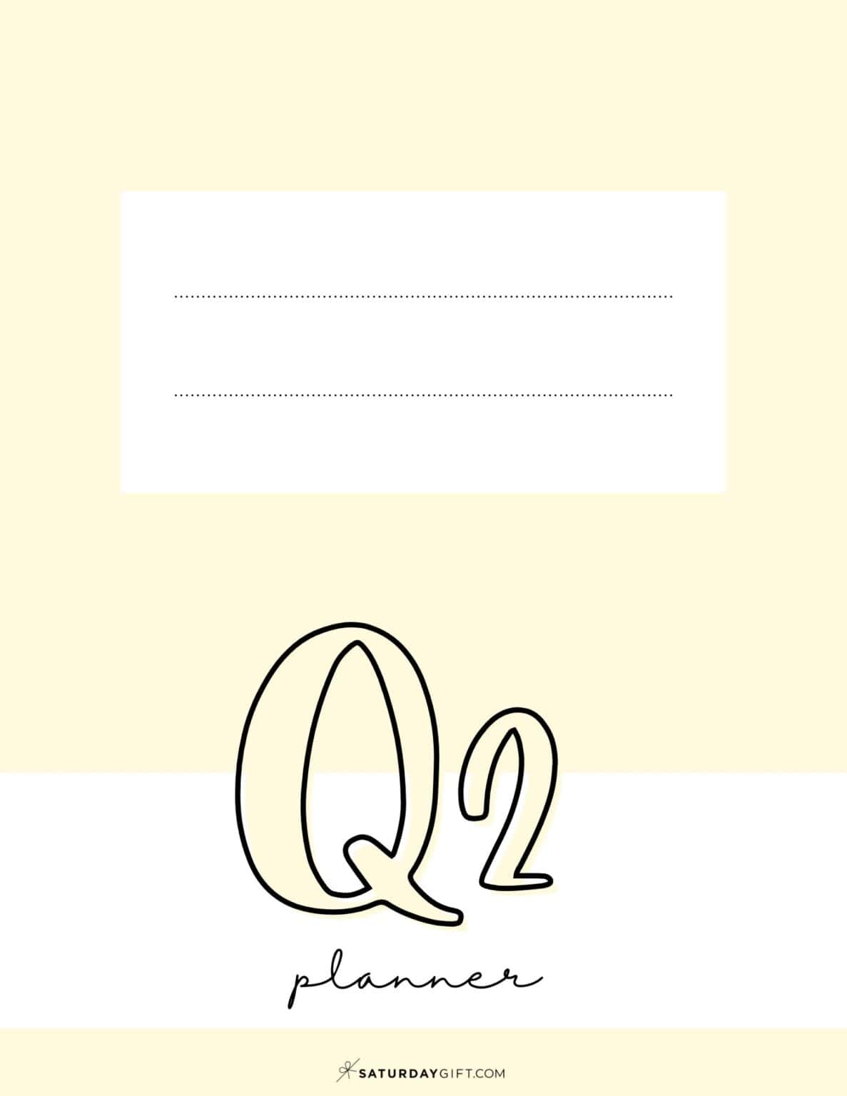 Q2 Planner - 21 Cute & Free Printables