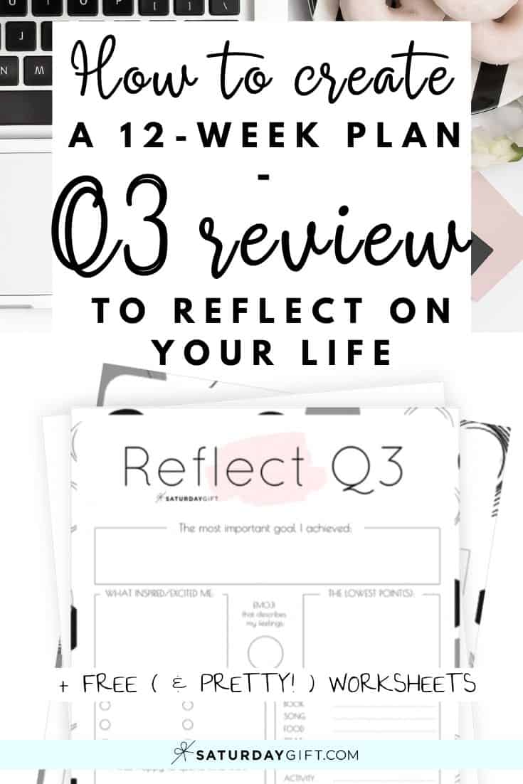 How to Review Your Life with the (Q3) Quarter Three Reflection Worksheet