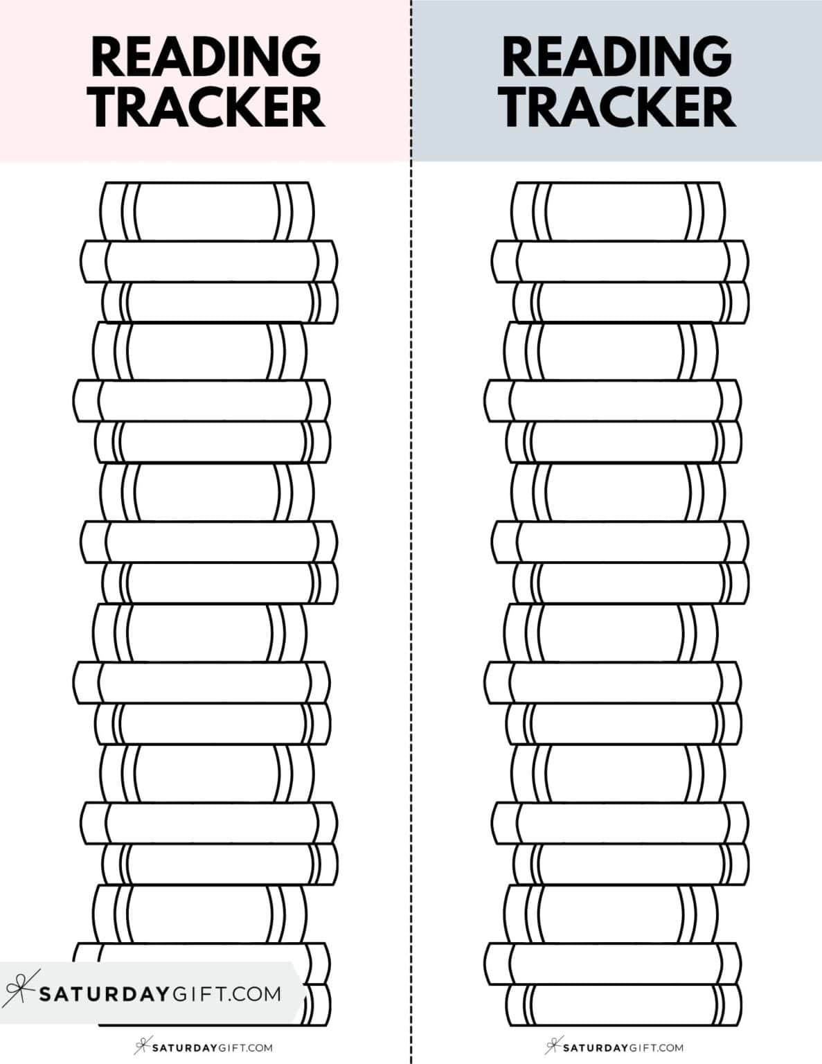 Free Book Tracker Templates - 35 Cute Reading Logs & Lists
