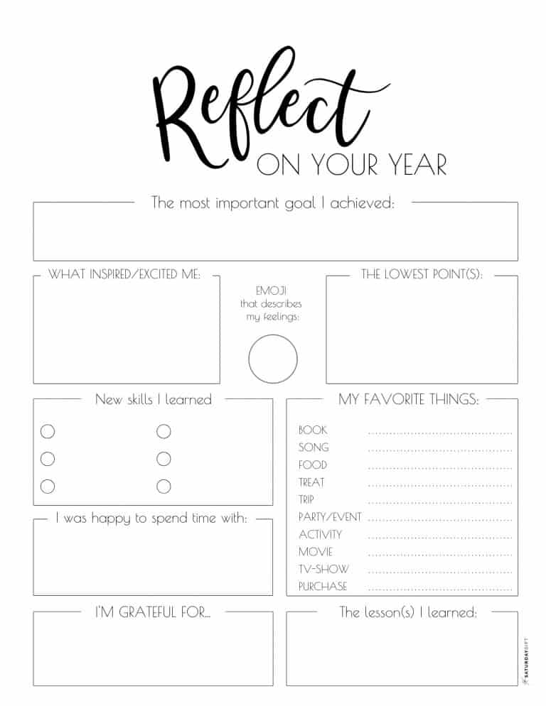 5 Things to Do to Start the New Year off Right (+ Free Printables)