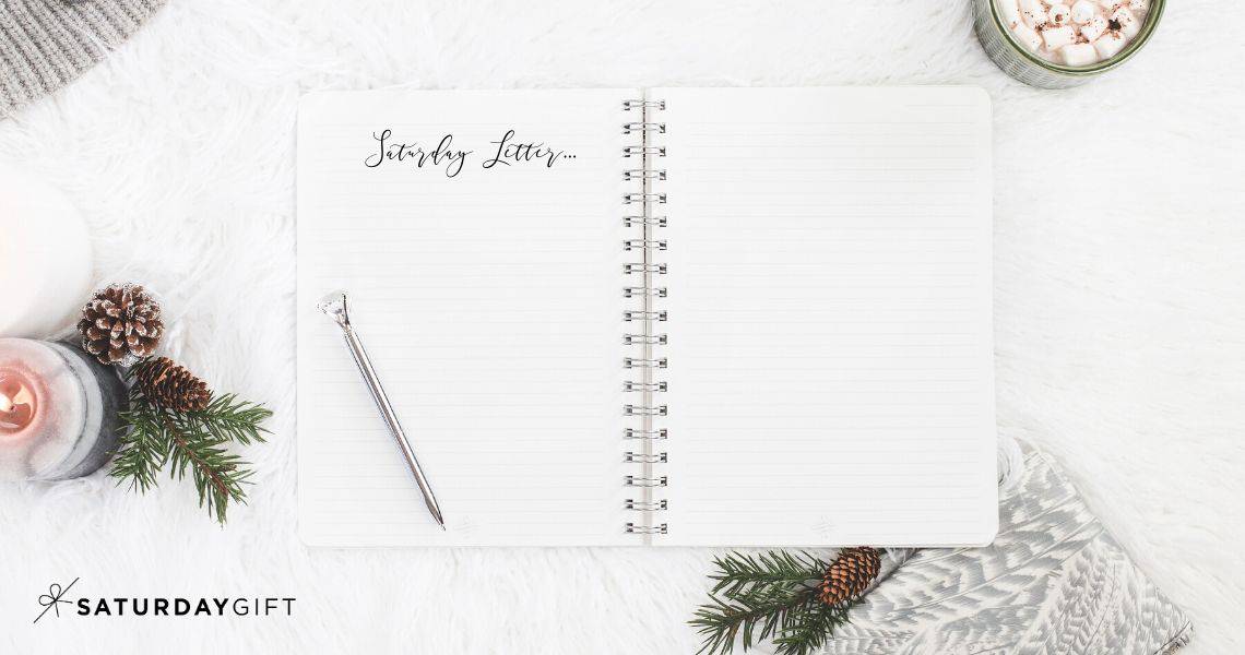 Saturday letters by Cristina Morero | SaturdayGift