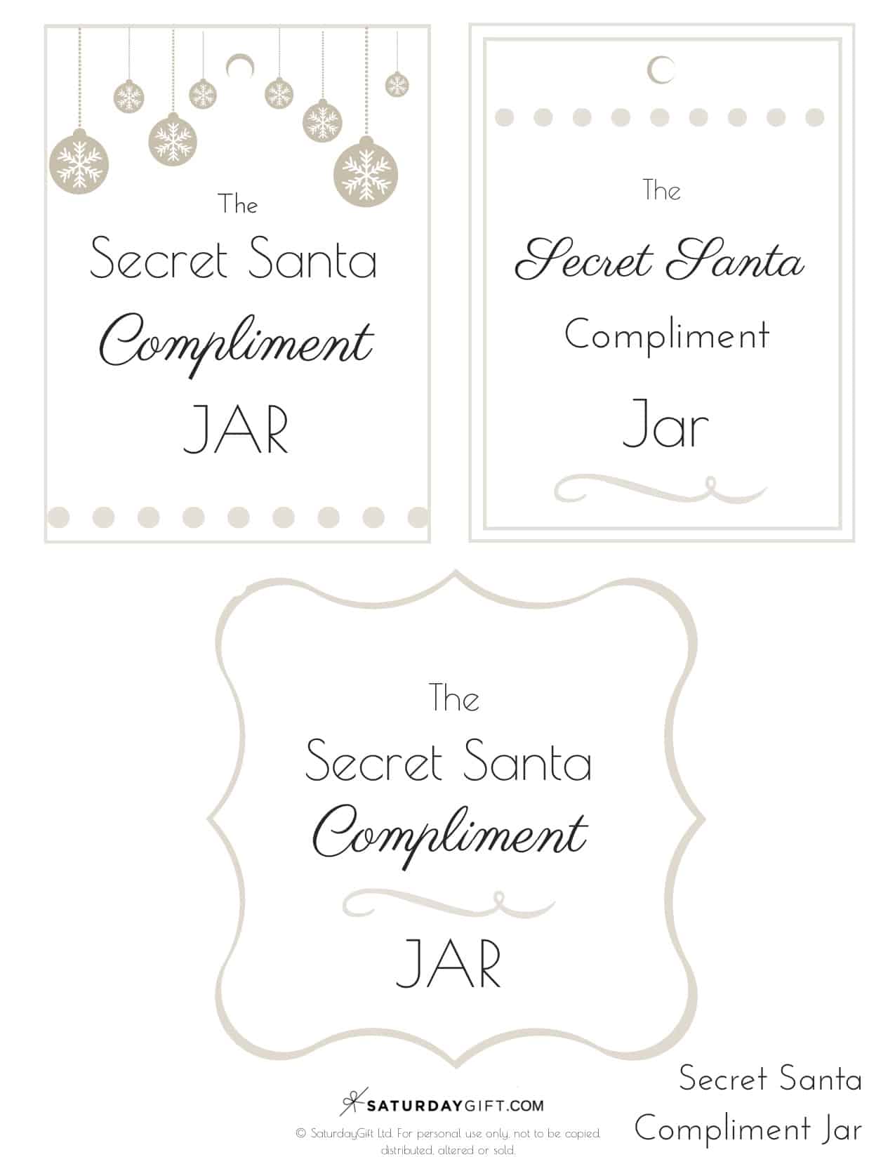 How to Create a Cute Secret Santa Compliment Jar