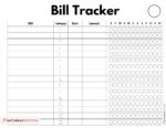 Bill Organizer Template - 39 Cute & Free Printable Bill Trackers