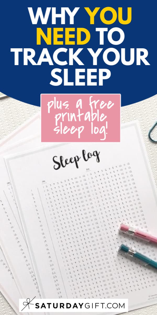 Sleep Log - How To Track Your Sleep with a Sleep Log {+Free printable}